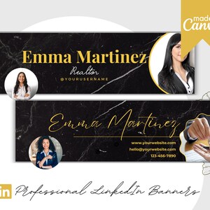Real Estate Linkedin Banner Canva Editable Template for Real Estate ...