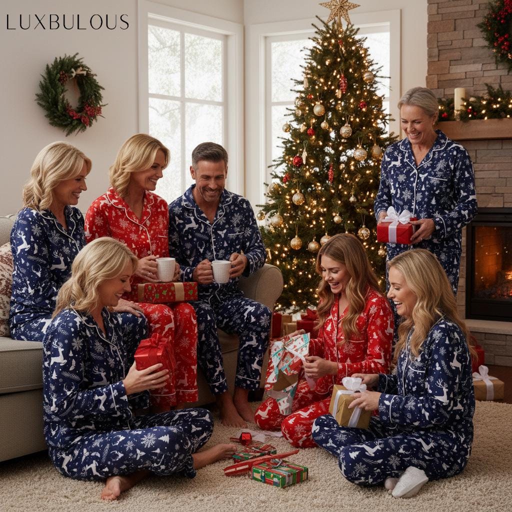 Personalized Family Christmas Pajamas, Family Matching Pajamas, Holiday ...
