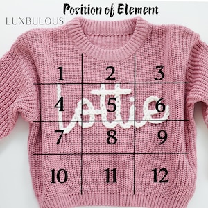 Personalized Kids Sweater, Custom Name Jumper, Kids Embroidered Jumper ...
