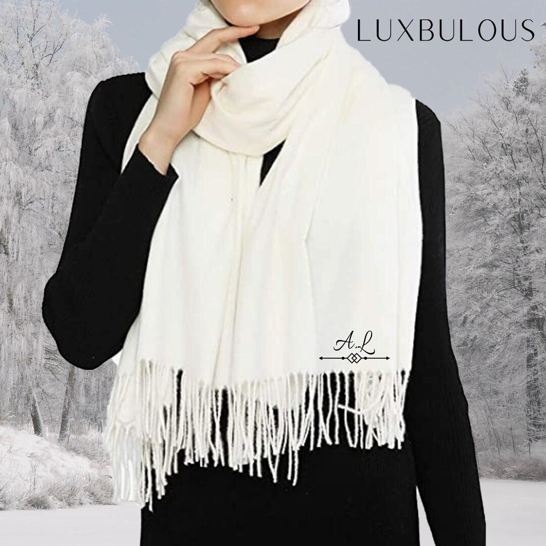 Personalised Winter Scarf, Custom Embroidered Scarf, Custom Name Scarf ...