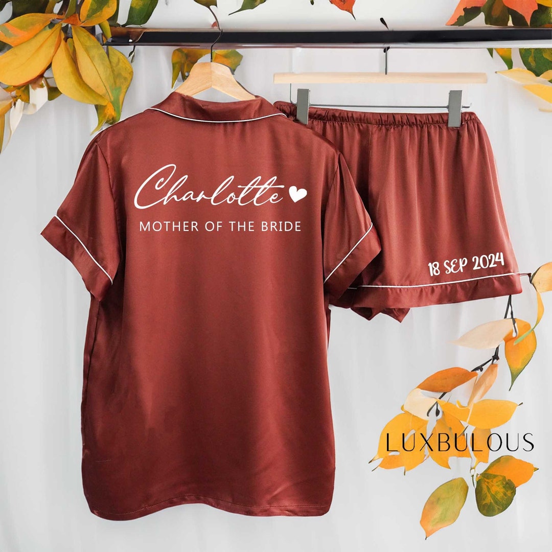 Personalised Bridesmaid Proposal Pajamas Set,custom Pyjamas Set,women ...