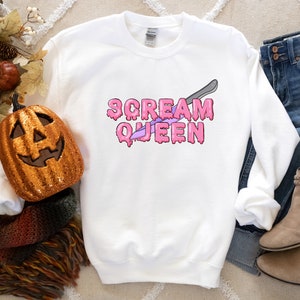 Scream Queen PNG for Sublimation, Digital Stickers, Halloween Pngs ...
