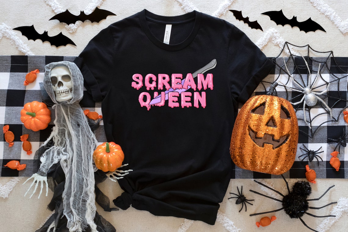 Scream Queen PNG for Sublimation Digital Stickers Halloween - Etsy