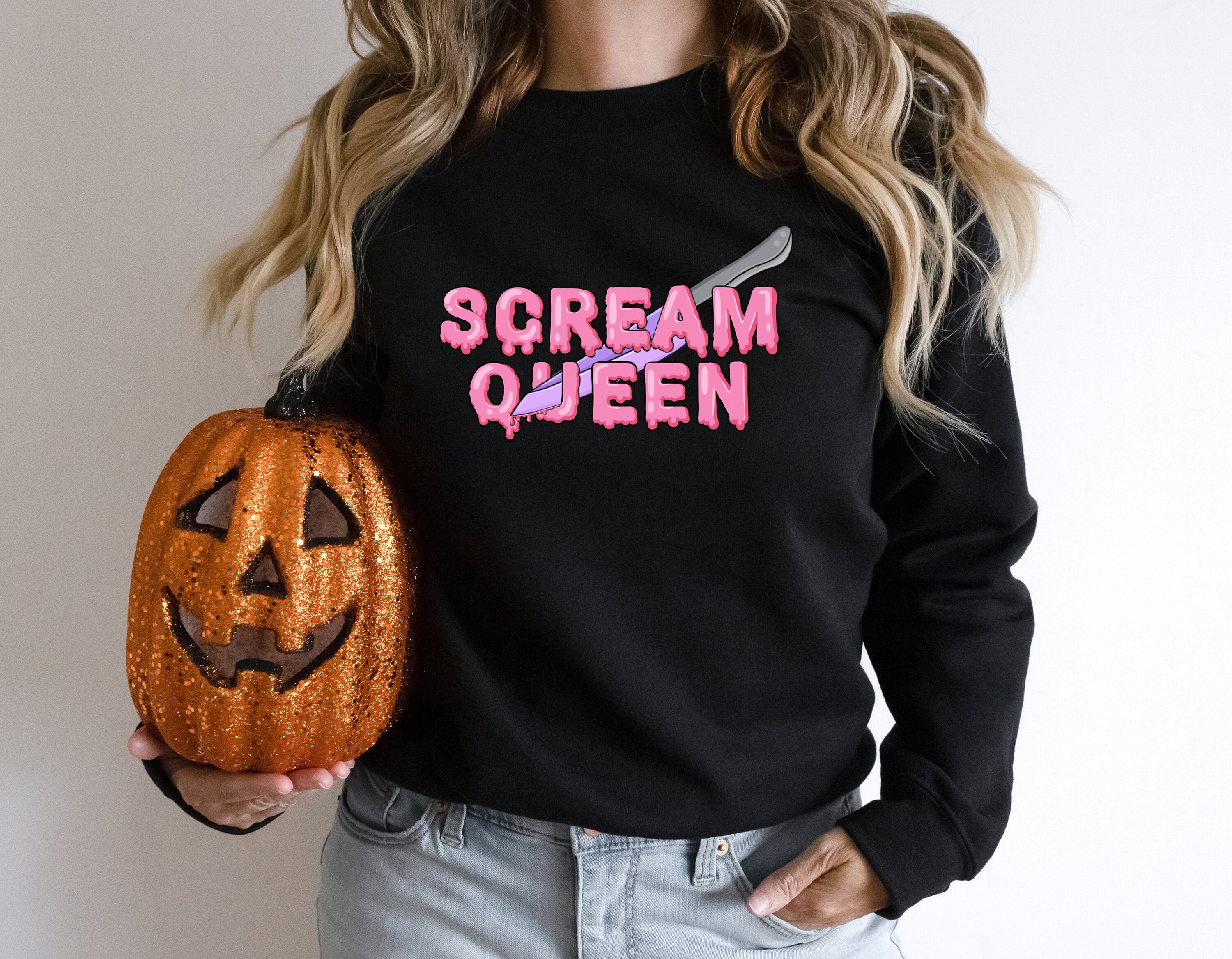Scream Queen PNG for Sublimation, Digital Stickers, Halloween Pngs ...