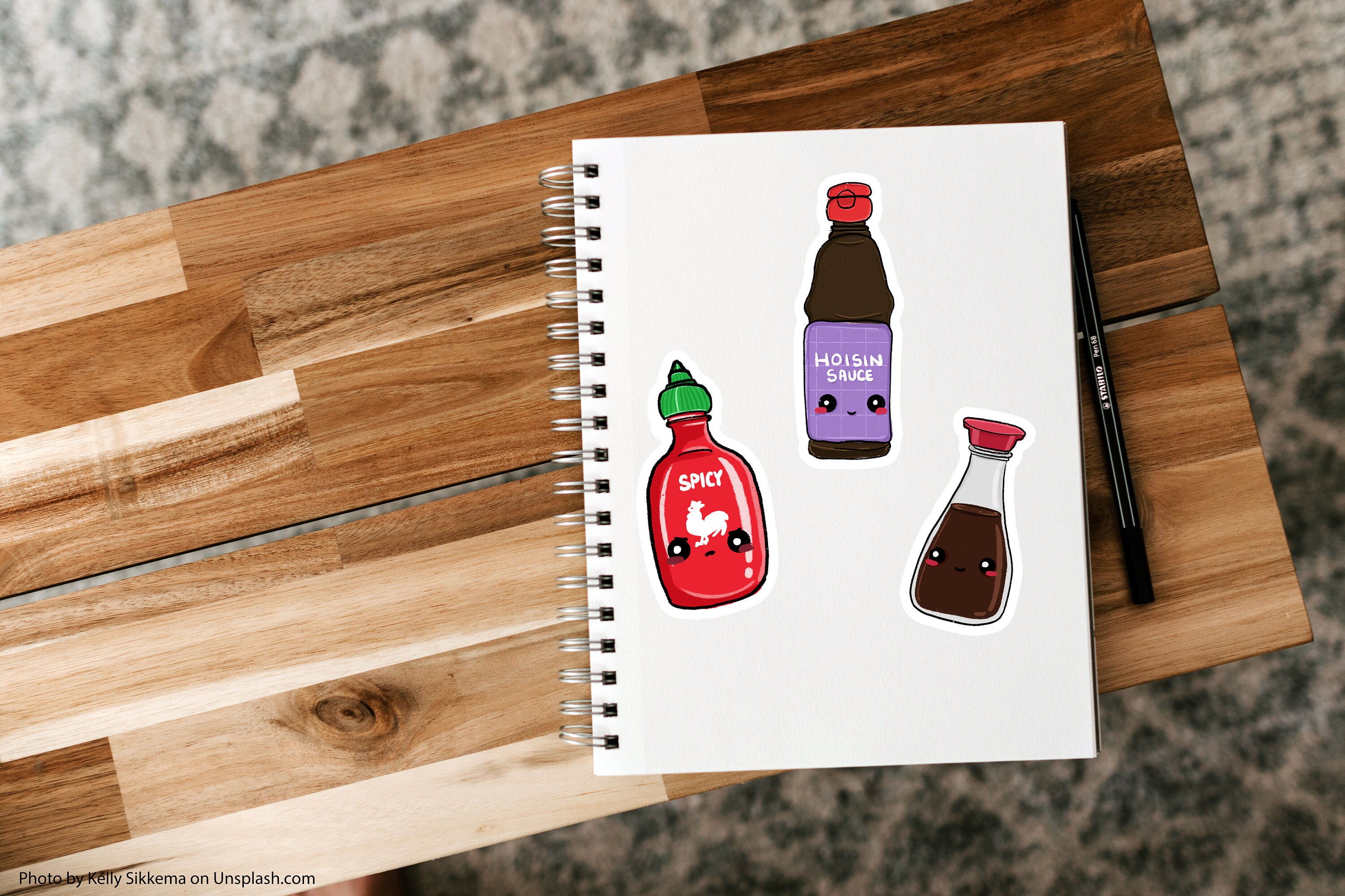 Cute Asian Sauces PNG Sublimation Download Kawaii PNG Files - Etsy