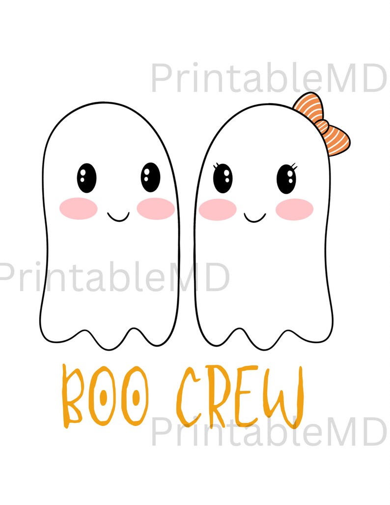 Cute Halloween Ghost Bundle of 10 Svg, Baby Ghost, Halloween Svg, Ghost ...