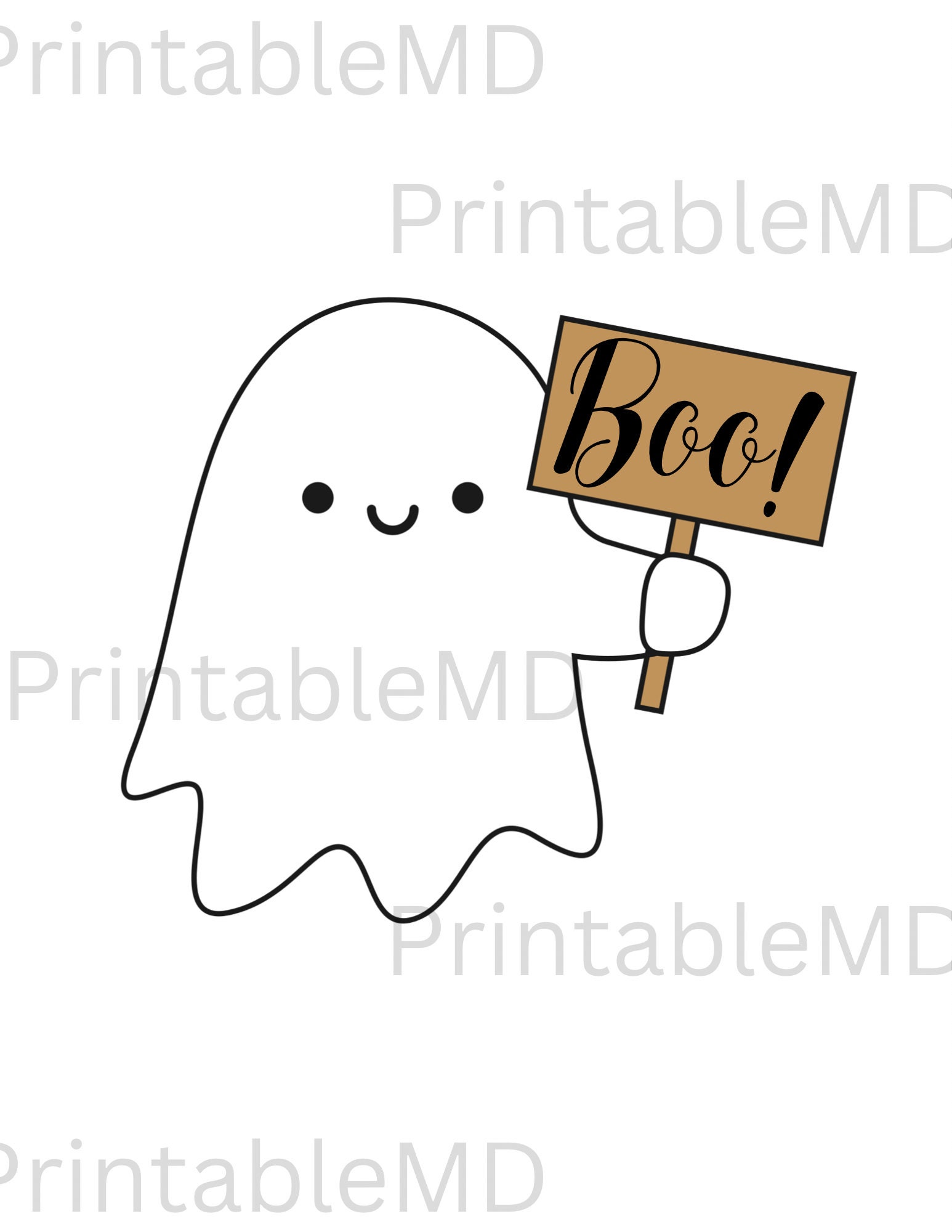 Cute Halloween Ghost Bundle of 10 Svg, Baby Ghost, Halloween Svg, Ghost ...