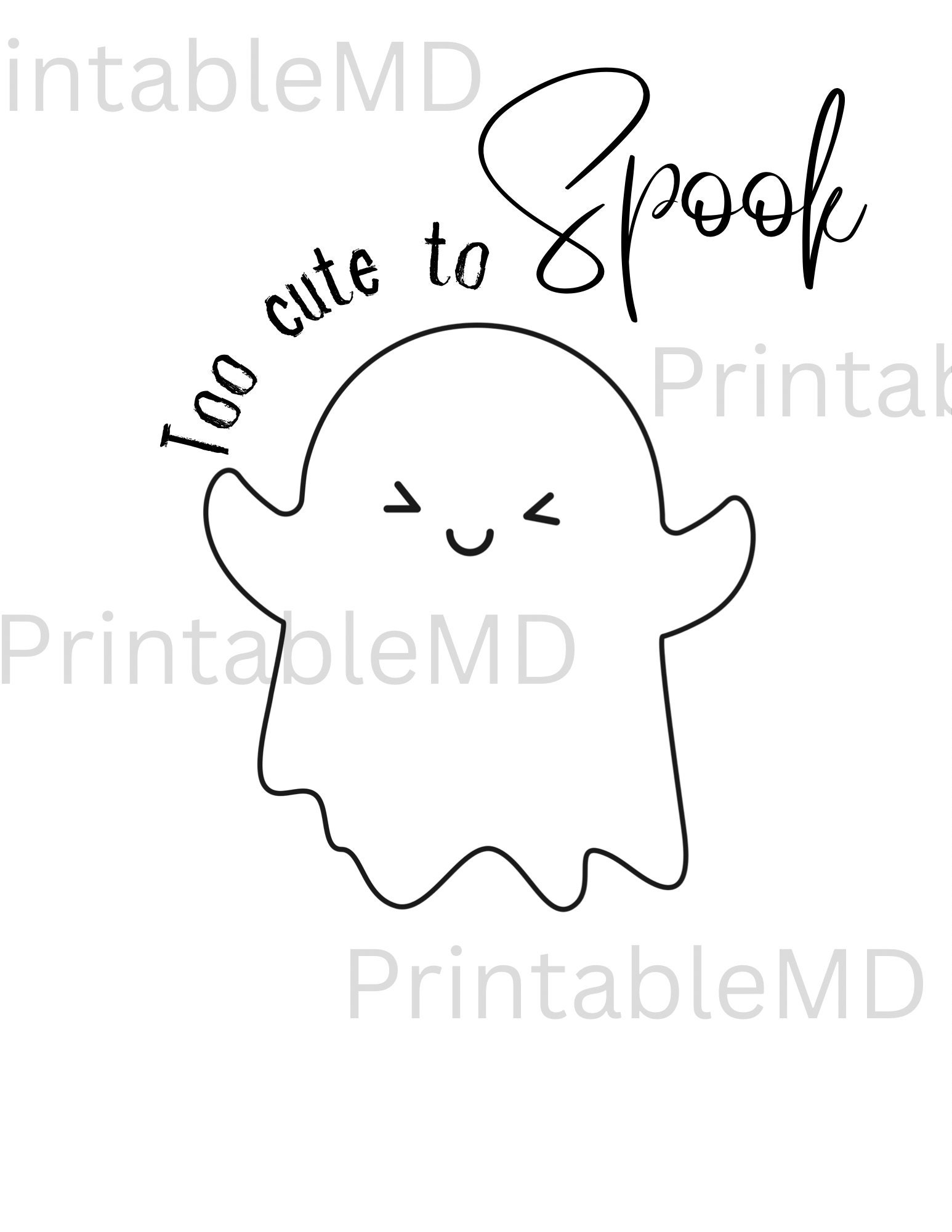 Cute Halloween Ghost Bundle of 10 Svg, Baby Ghost, Halloween Svg, Ghost ...