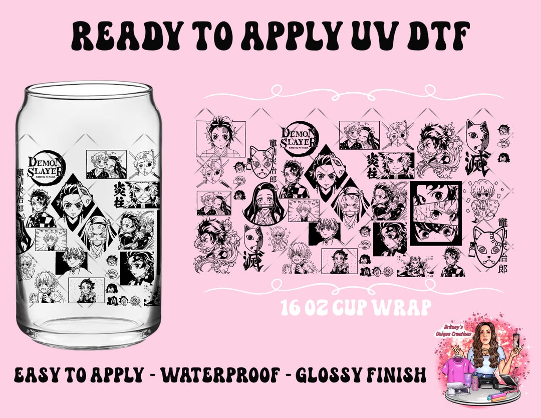 UV Dtf | Glass Can Wrap | Libbey Glass Wrap - Etsy