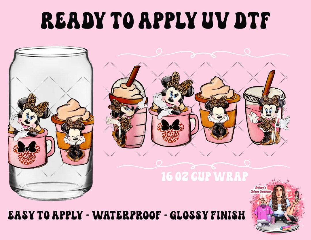 UV Dtf Glass Can Wrap Libbey Glass Wrap - Etsy