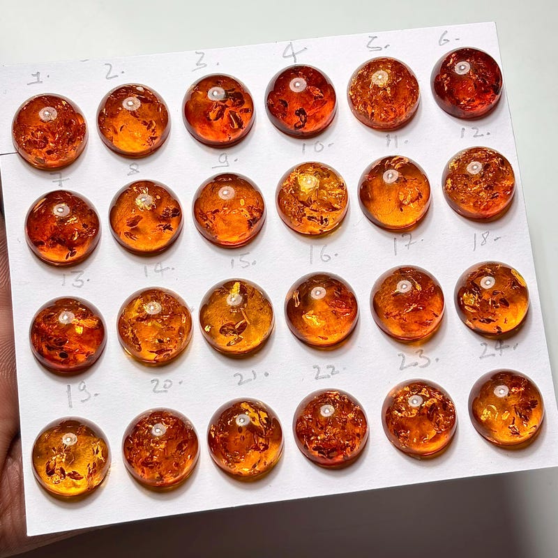 Amber Cabochon Poland - Etsy
