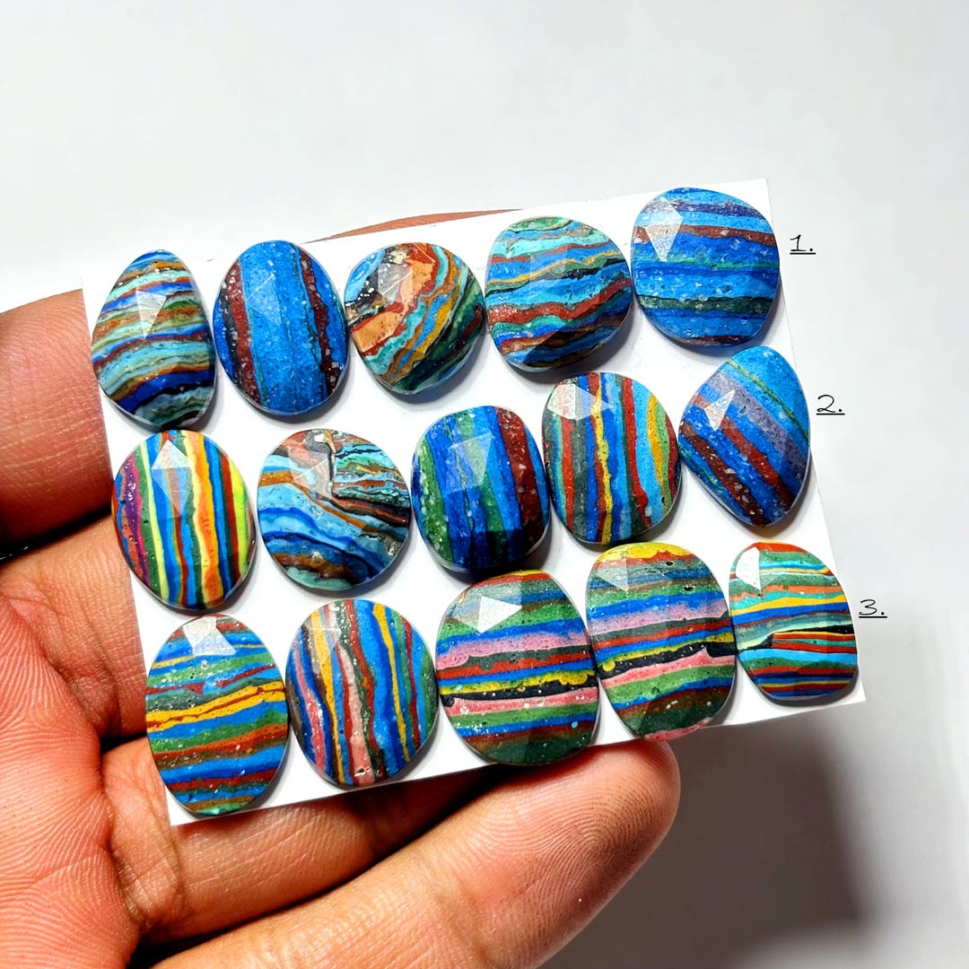 Rainbow Calsilica Rosecut Gemstone, Rainbow Calsilica Loose Gemstone ...