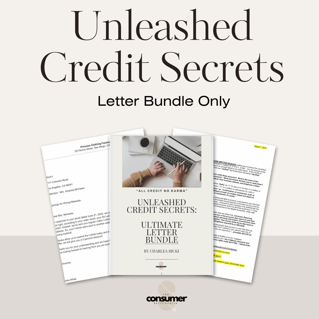 Unleashed Credit Secrets: Ultimate Credit Bundle - Etsy