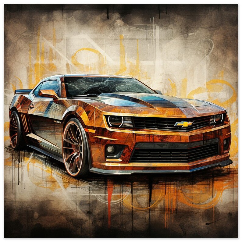 Chevrolet Camaro - Car Collection Originals on Premium Semi-glossy ...
