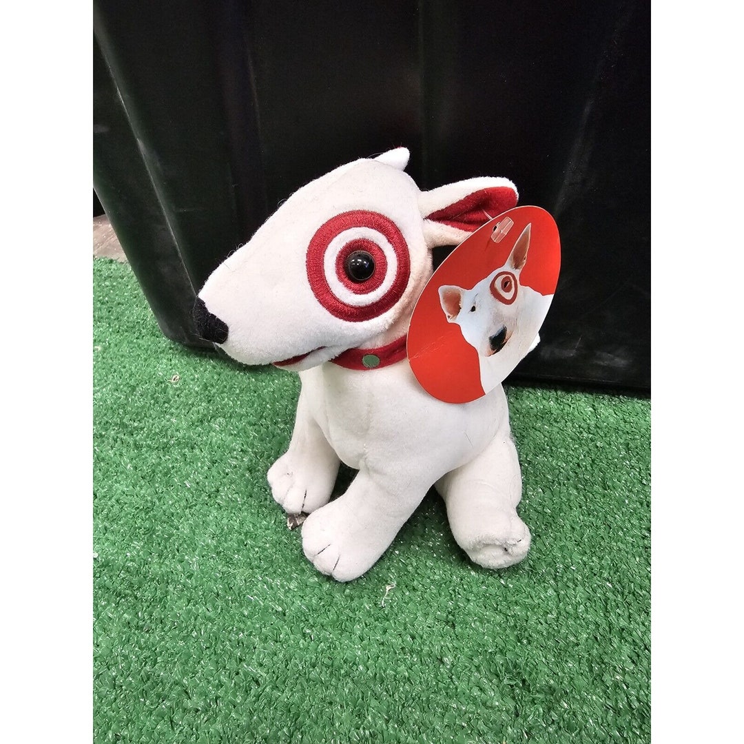 2002 TARGET Dog Plush Bullseye Bull Terrier Stuffed Animal 7 - Etsy