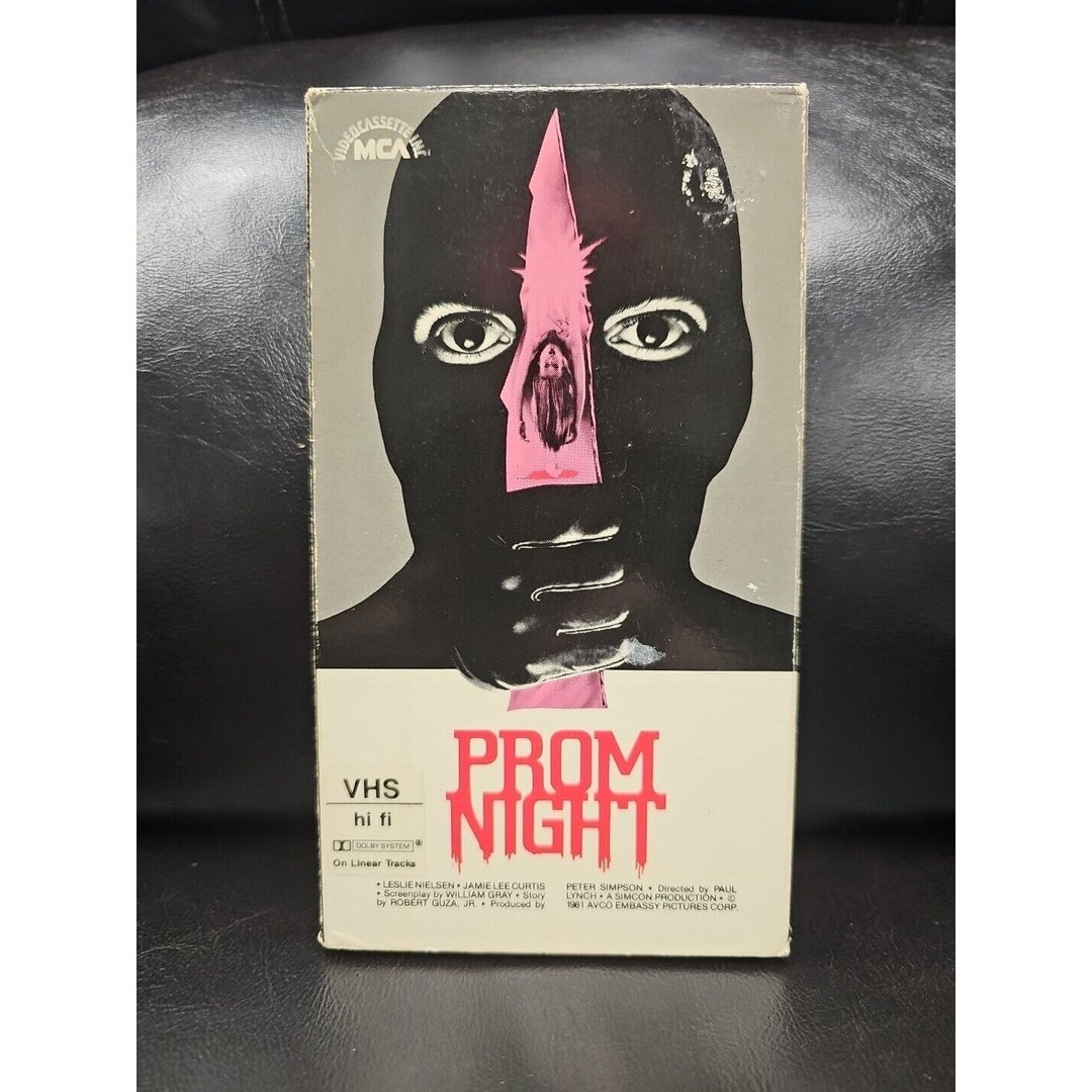 Prom Night 1st Release VHS Horror MCA Rainbow Slasher Jamie Lee Curtis ...