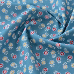 Small Print Fabric, Tiny Floral Fabric, Flower Cotton Fabric, Quilting ...