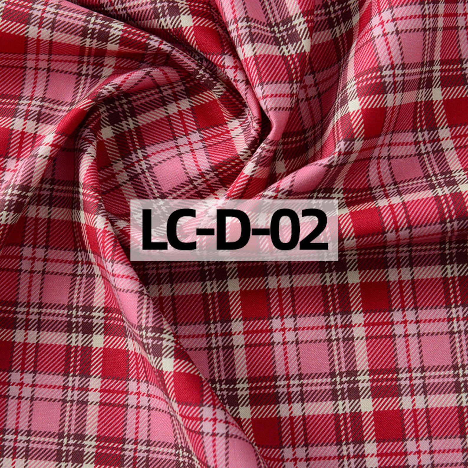 100% Cotton Fabric-vintage Deep Red Checkered Fabric Gingham Fabric ...