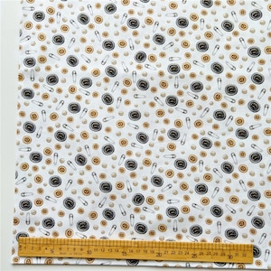 100% Cotton Fabric- Needle FABRIC Sewing Fabric Needlework Fabric ...