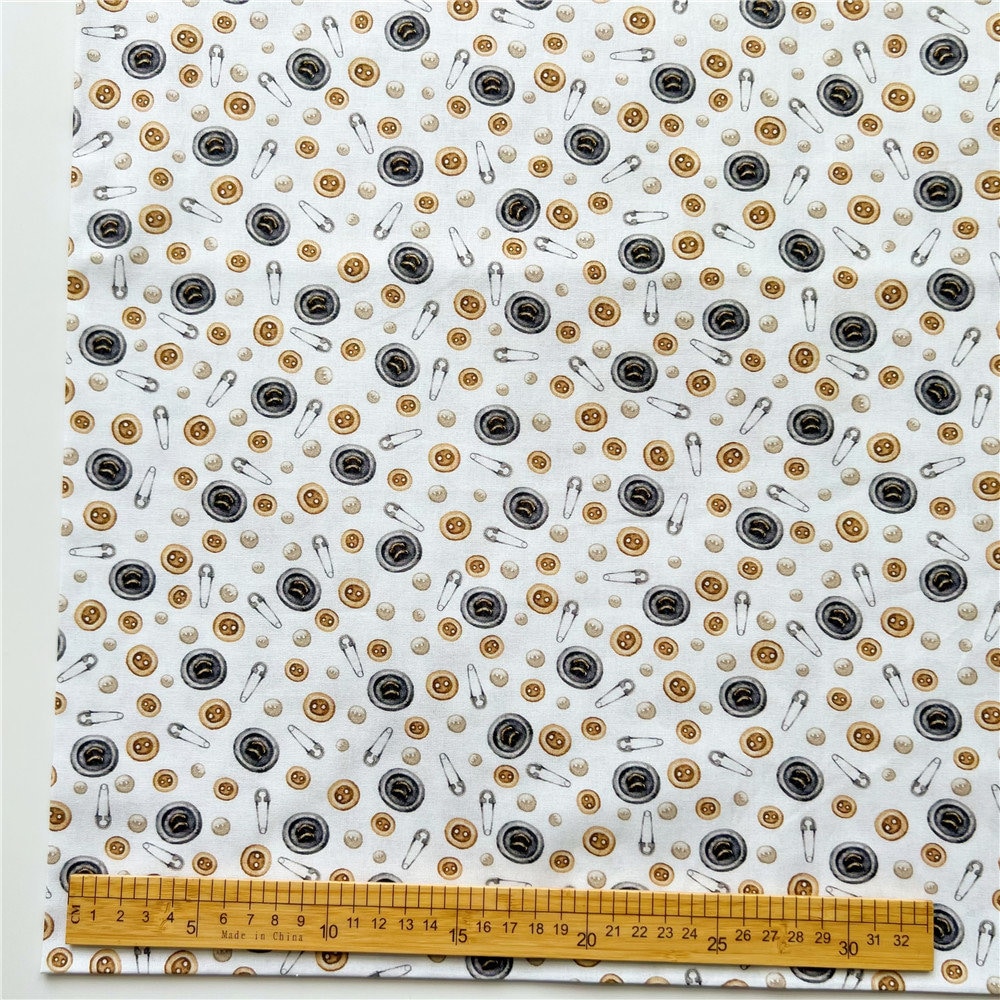 100% Cotton Fabric- Needle FABRIC Sewing Fabric Needlework Fabric ...