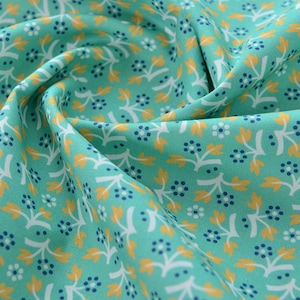 Small Print Fabric, Tiny Floral Fabric, Flower Cotton Fabric, Quilting ...