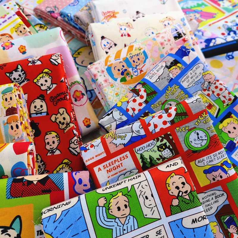 Cartoon Fabric - Etsy