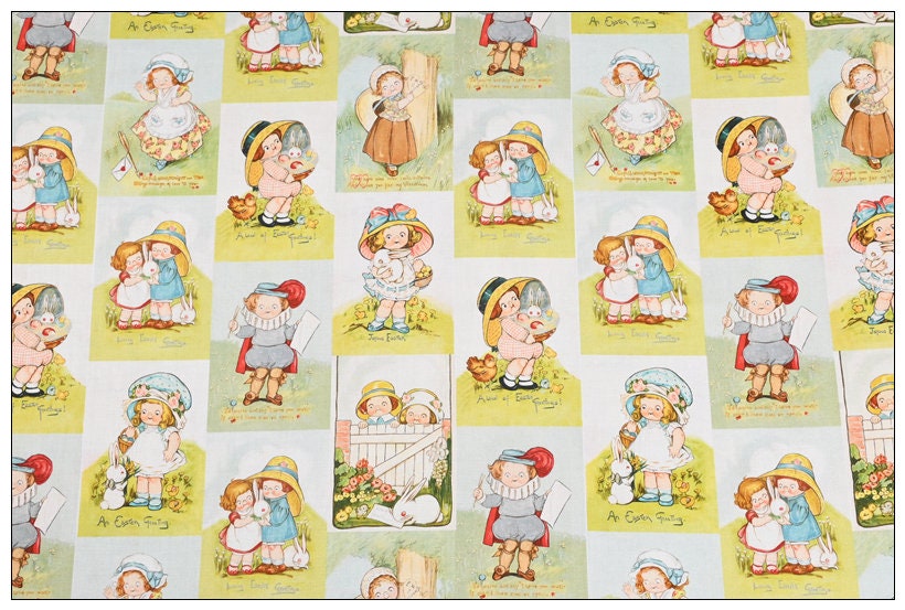 100% Cotton Plain /vintage Paper Dolls Bakery Girls Fabric/cute Paper ...