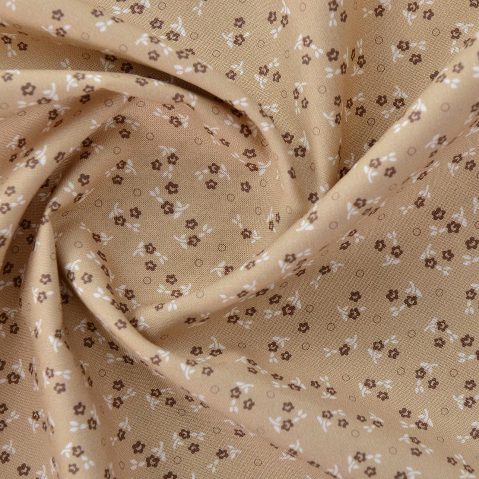 Small Print Fabric, Tiny Floral Fabric, Flower Cotton Fabric, Quilting ...