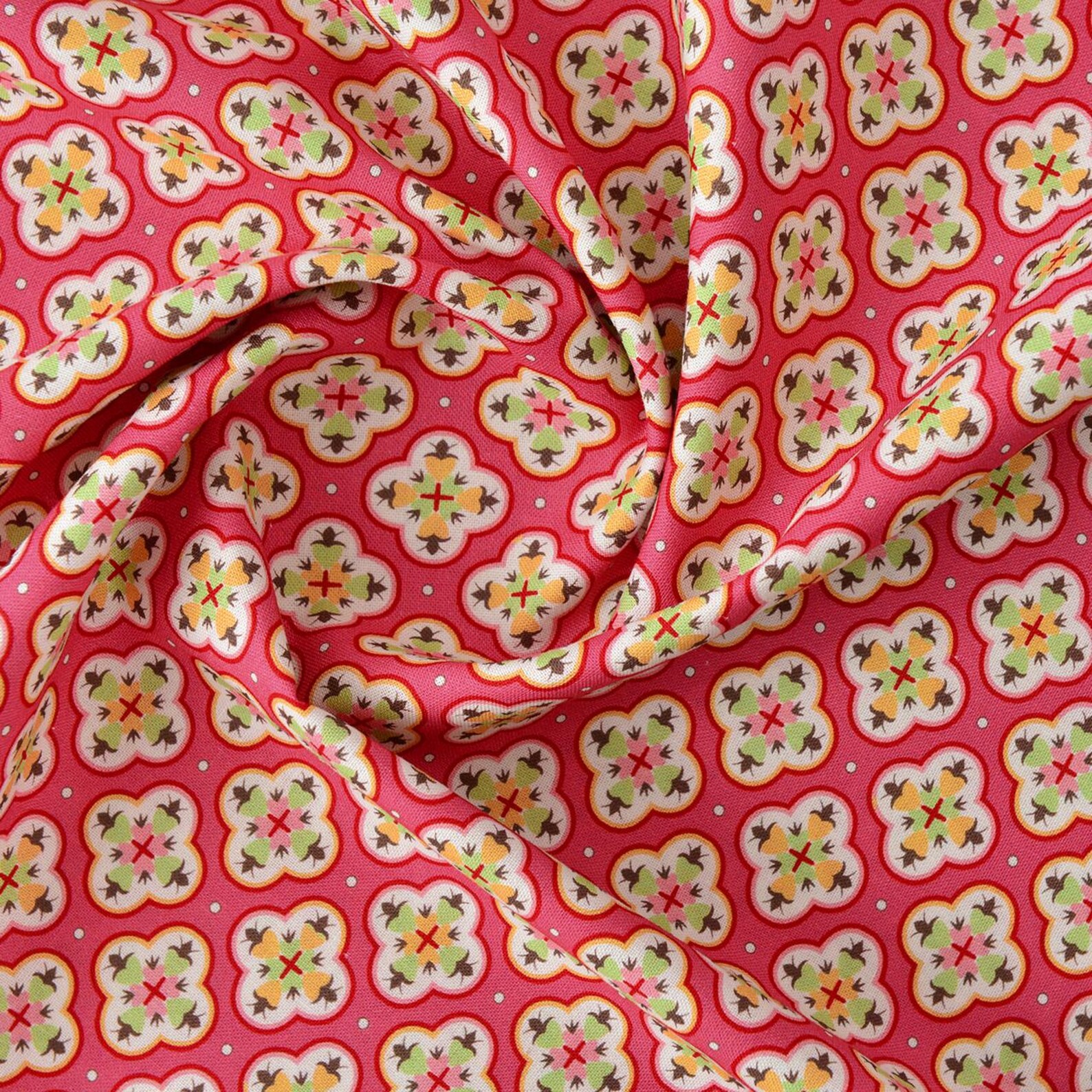 Small Print Fabric, Tiny Floral Fabric, Flower Cotton Fabric, Quilting ...