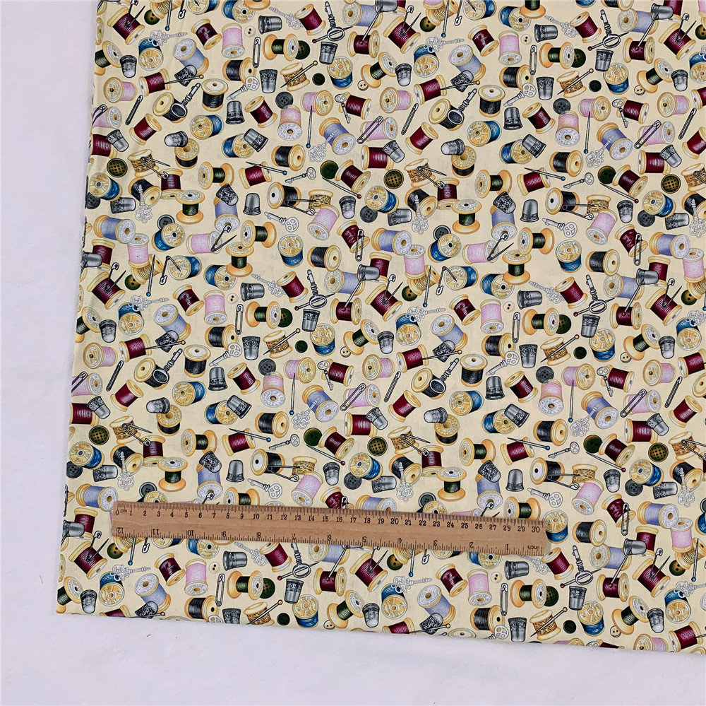 100% Cotton Fabric- Needle FABRIC Sewing Fabric Needlework Fabric ...