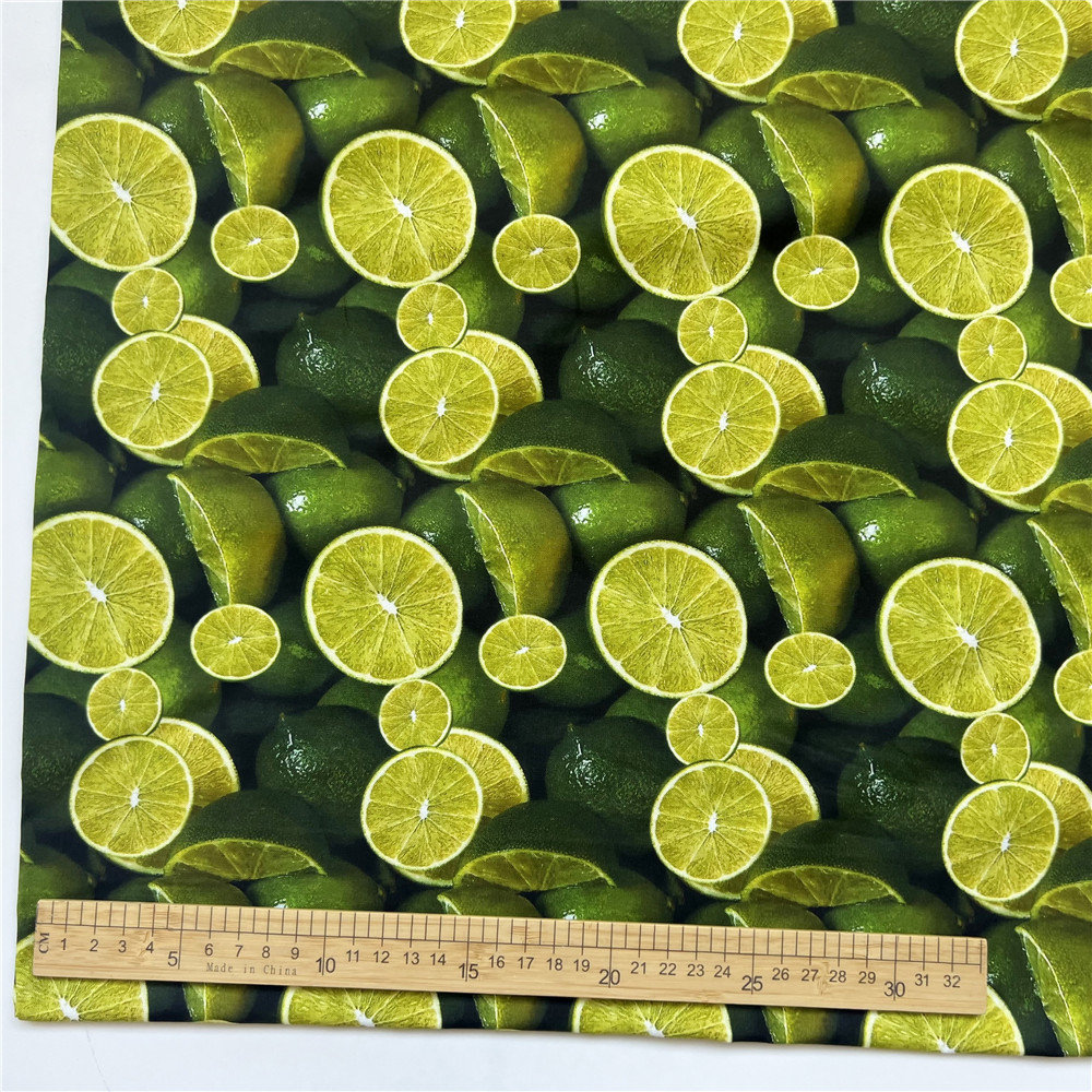 Food Fabric Fruit Fabric 100% Cotton Fabric Snacks Fabric Needlework ...