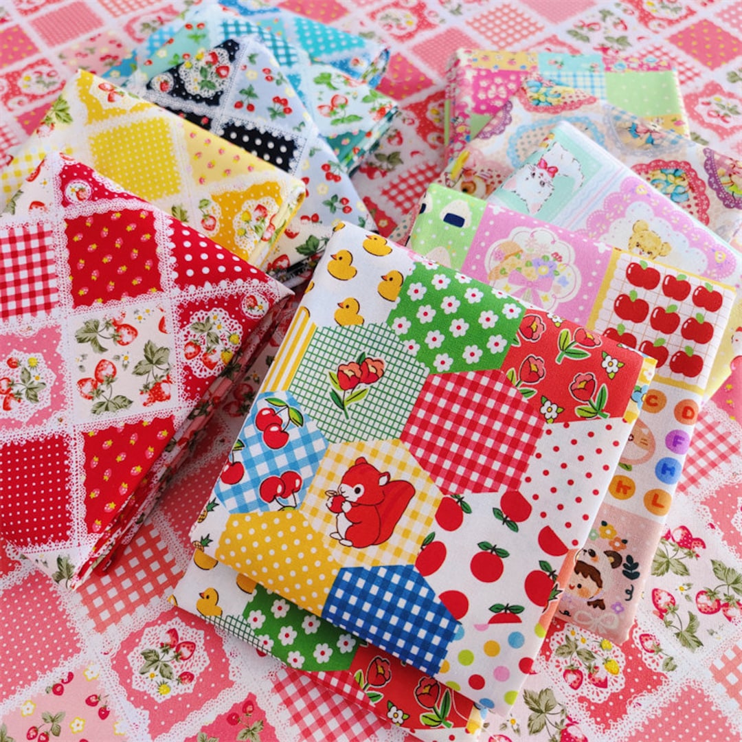 100% Cotton Fabric-cute Patchwork Strawberry Lace Fabric Fabric Fruit ...