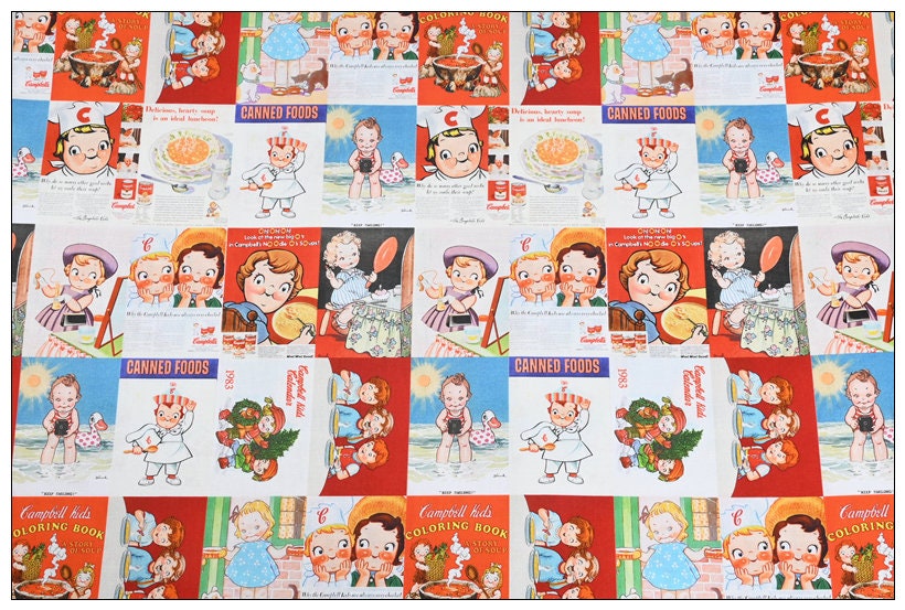 100% Cotton Plain /vintage Paper Dolls Bakery Girls Fabric/cute Paper ...