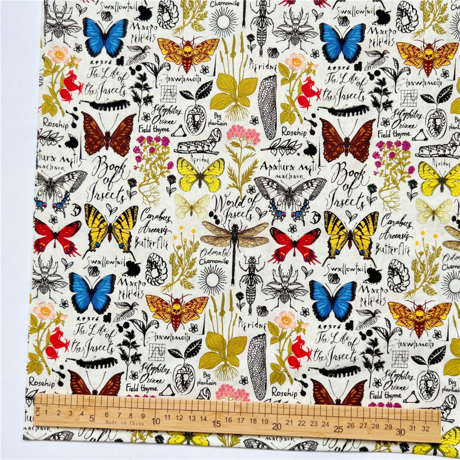 100% Cotton Fabric-old Newspaper Fabric Old Map Fabric Coffee Fabric ...