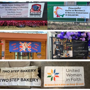 Custom Banner Polyester Personalized Full Color Banners Signs for ...