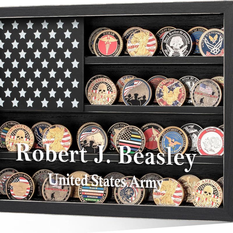Shadow Box for Coins - Etsy