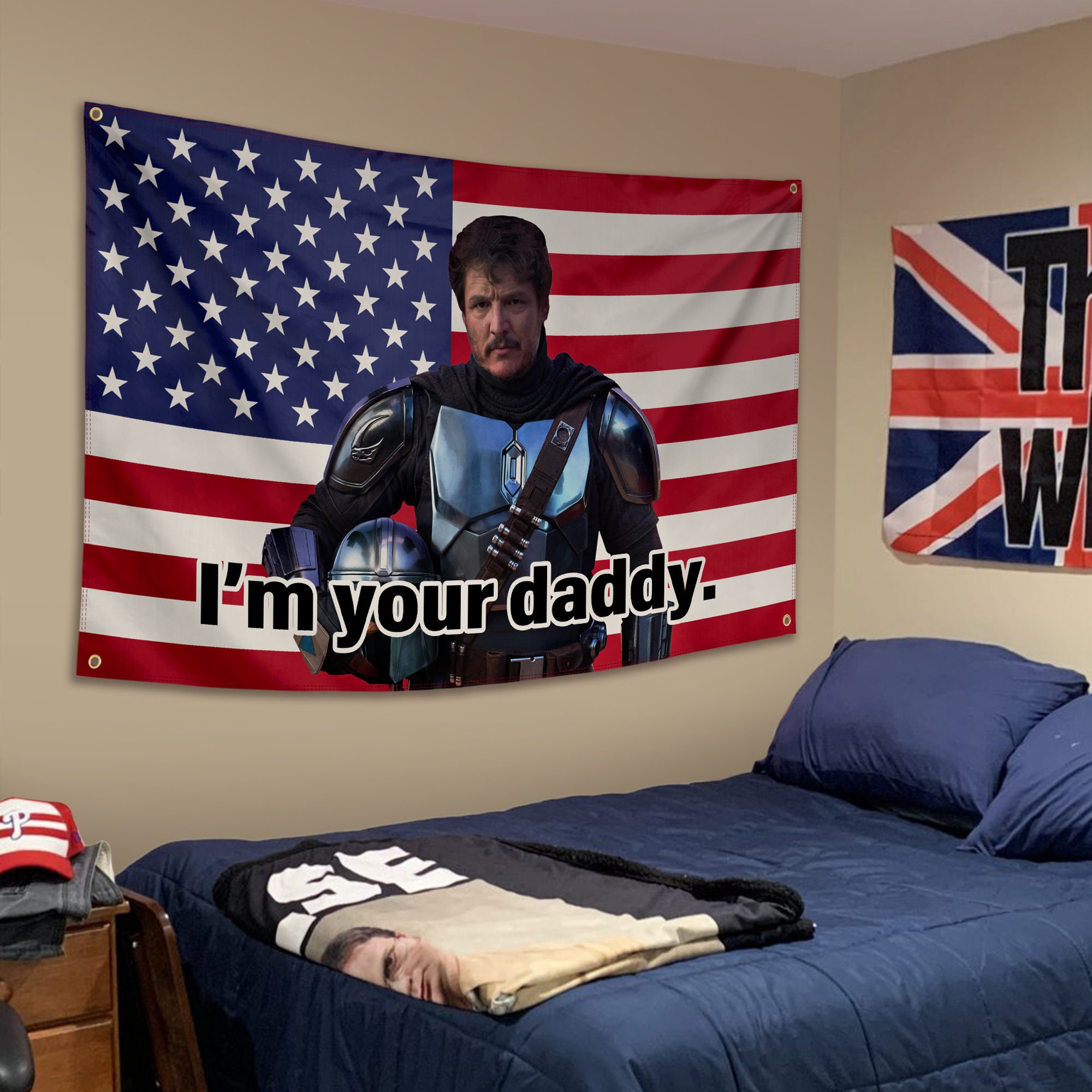 Pedro Pascal Daddy Tapestry sold by Jade_Leia Organa_Huiying | SKU ...