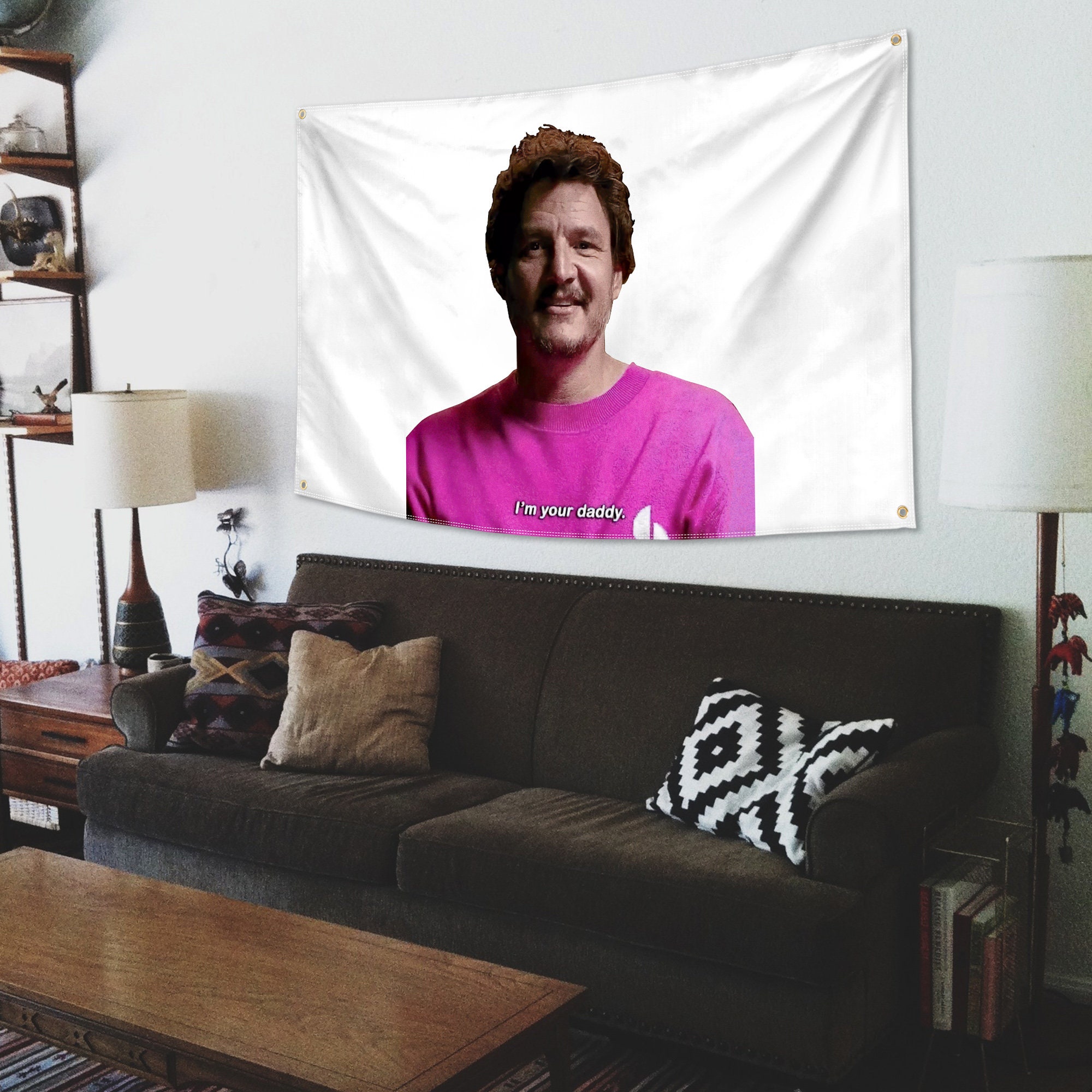 Pedro Pascal Daddy Tapestry sold by Jade_Leia Organa_Huiying | SKU ...