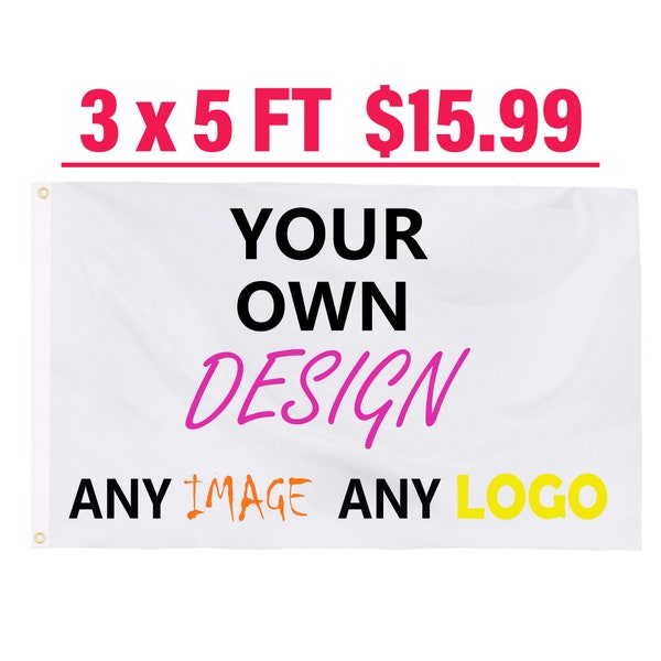 Outdoor Custom 3x5 Flag - Etsy