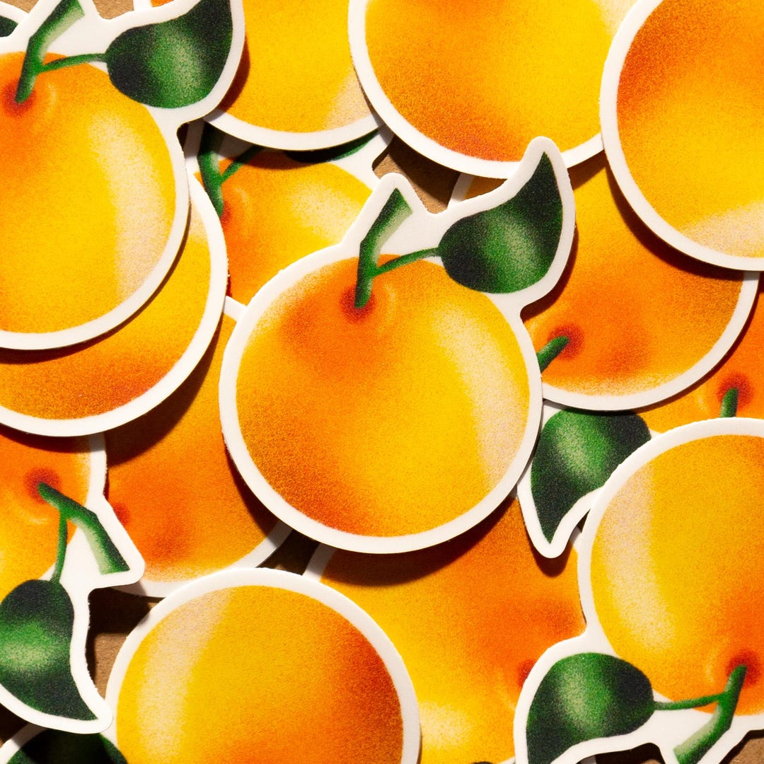 Florida Orange Sticker // Weatherproof Vinyl, 2 Inch, Small - Etsy