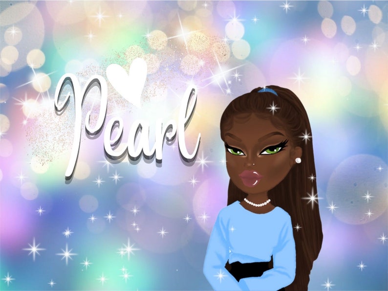 Custom Bratz-inspired Digital Portrait | Personalized Cartoon Drawing ...