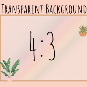 Twitch Cute Plant Webcam Border Overlay | Facecam Border | Premade ...