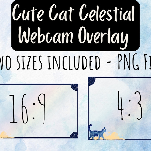 Twitch Cat Facecam Border - Etsy