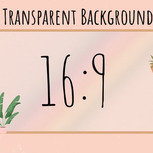 Twitch Cute Plant Webcam Border Overlay | Facecam Border | Premade ...
