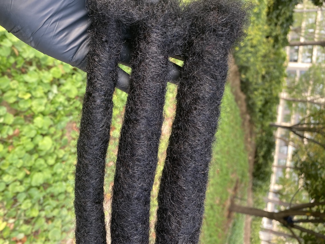 Wicks Human Hair Loc Extensions for Man/women - Etsy