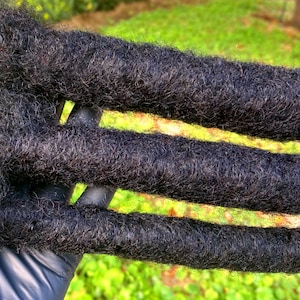 Wicks Human Hair Loc Extensions for Man/women - Etsy