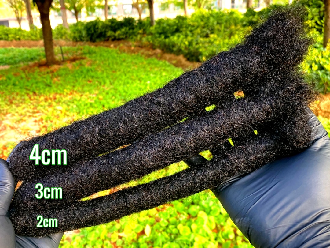 Wicks Human Hair Loc Extensions for Man/women - Etsy