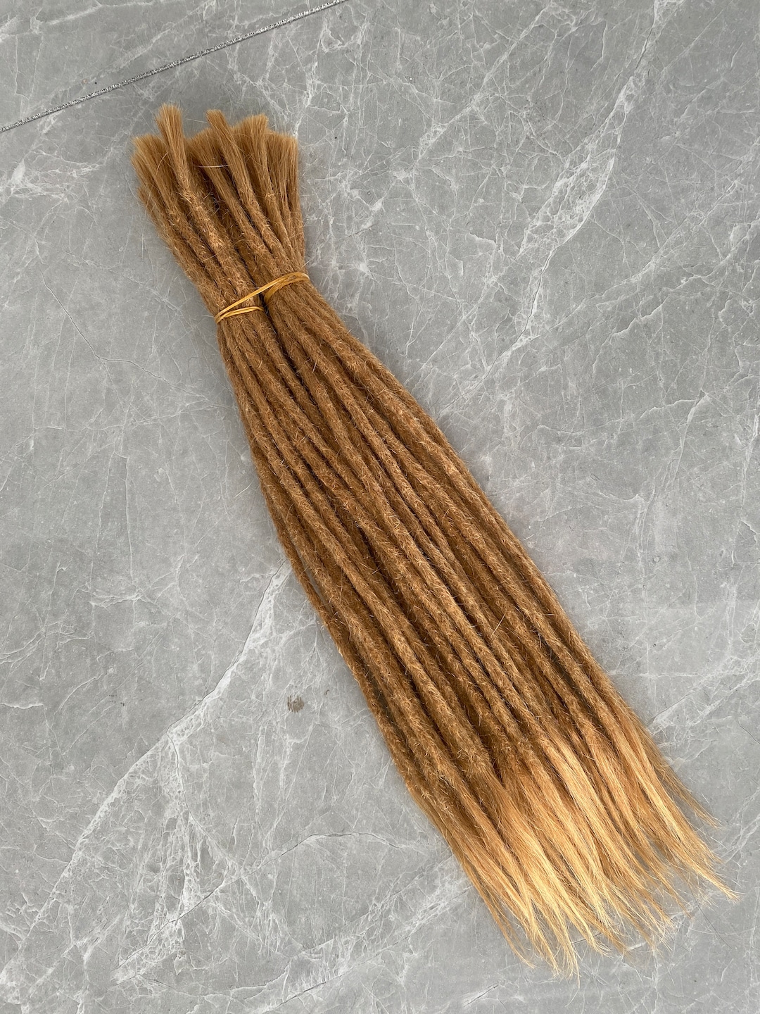 Handmade Straight Human Hair Dreadlock Extensions: Single End Dreads ...