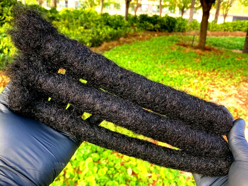 Wicks Human Hair Loc Extensions for Man/women - Etsy