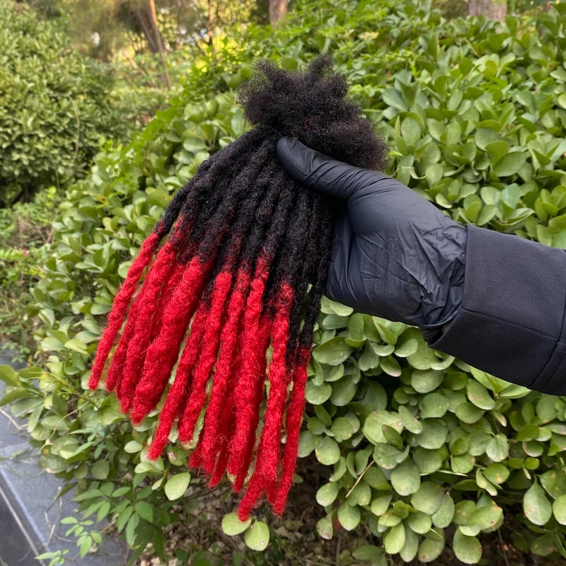 Red Hair Extensions - Etsy